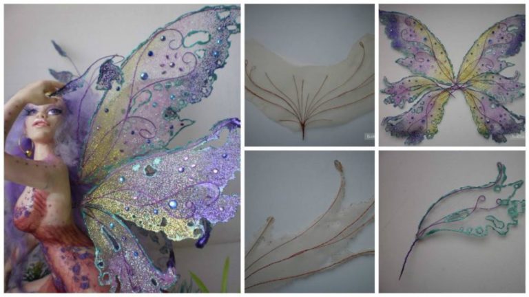 How to make beautiful wings for pupa and tail for mermaid – Art & Craft ...