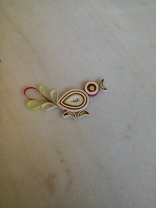 DIY: Beautiful Quilling Bird – Art & Craft Ideas