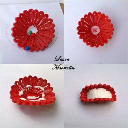 How to make quilling basket of flowers bouquets – Art & Craft Ideas