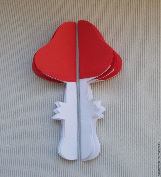 DIY: 3D Paper Mushroom Tutorial – Art & Craft Ideas