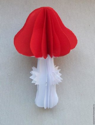 DIY: 3D Paper Mushroom Tutorial – Art & Craft Ideas