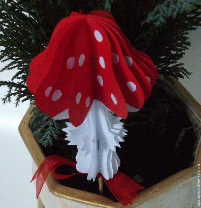 DIY: 3D Paper Mushroom Tutorial – Art & Craft Ideas