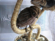 DIY: Yarn sparrows and bullfinches – Art & Craft Ideas