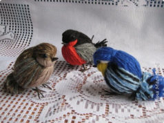 DIY: Yarn sparrows and bullfinches – Art & Craft Ideas