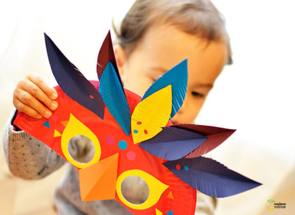 How to make feathered carnival mask – Art & Craft Ideas