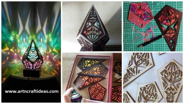 DIY Five Pointed Rainbow Prism Lamp – Art & Craft Ideas